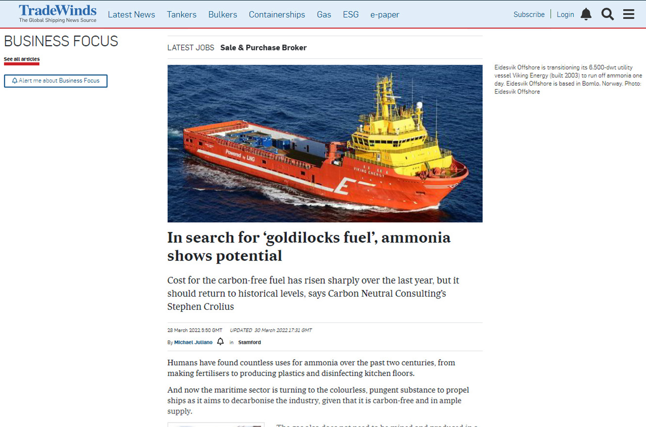 CNC in the Media - Carbon-Neutral Consulting